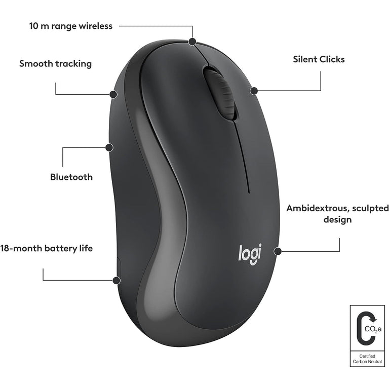 Logitech M240 Silent Bluetooth Wireless Mouse