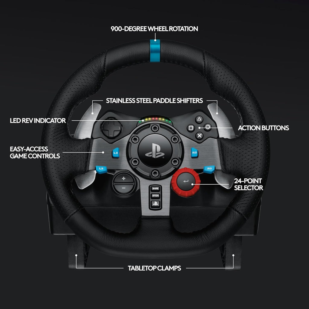 Logitech G29 Racing Steering Wheel for PS3, PS4 & PC