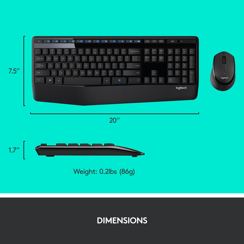 Buy Now - Logitech MK345 Wireless Keyboard & Mouse | Logitech Pakistan
